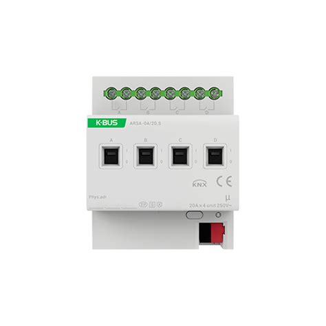 KNX安全4 8 12路开关执行器16A 20A