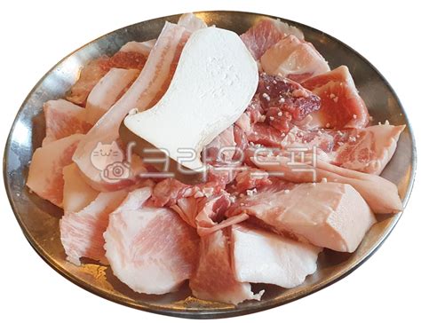 Pork 돼지고기 Food 음식 고기 사진 이미지 일러스트 캘리그라피 당근씨작가