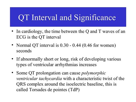 Drug Induced Qt Prolongation
