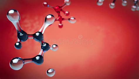 Science Background With Molecula And Atom Model Abstract Molecular