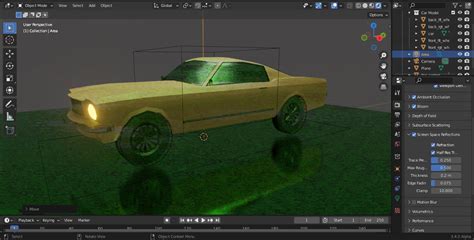 screen space reflection green error eevee r blenderhelp