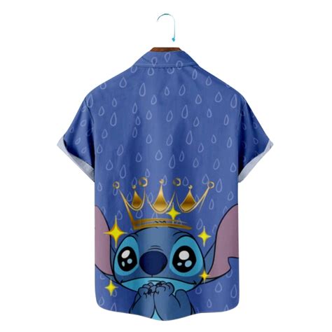 Disney Lilo And Stitch King Crown Hawaiian Shirt Konosbog
