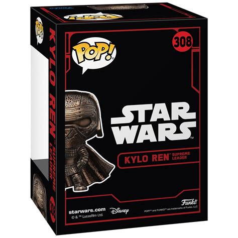 Funko Pop 308 Star Wars Dark Side Kylo Ren Supreme Leader Bronze