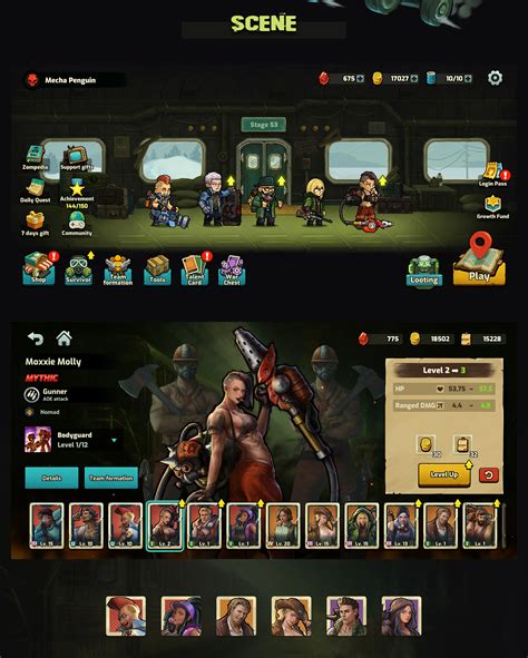 Zombie Warfare The Death Path Ui Behance