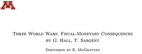 Ellen Mcgrattan Discussions