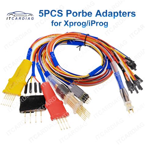 5pcs Cable Wires Pins Probes Iprog Iprog Plus Work Without Soldering