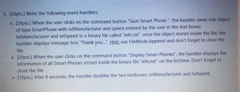 Solved Create A C Windows Form Application Project That