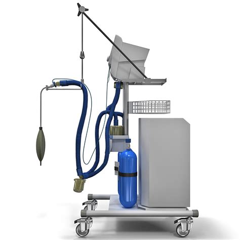 3d Model Of Artificial Lung Ventilation Device
