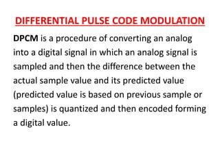 Differential Pcm Ppt