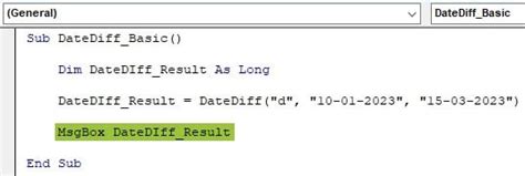 Vba Datediff Function Syntax Examples How To Use In Excel
