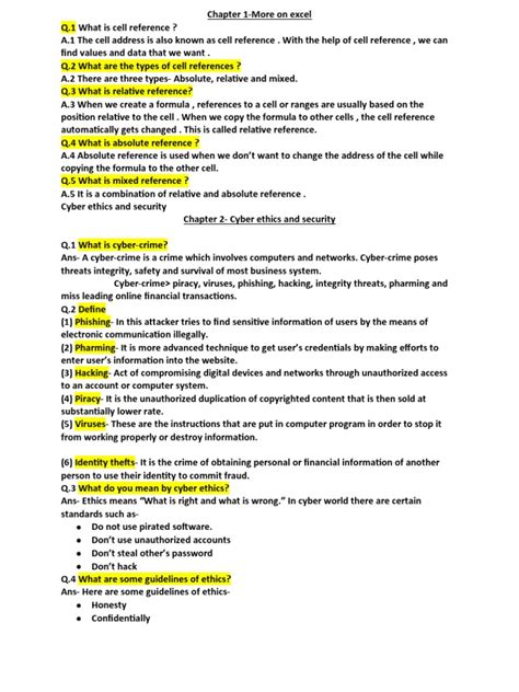Class 5 Notes Pdf Cybercrime Security