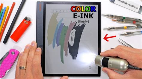 Color E Ink Looks Crazy Under A Microscope Neil Sambol