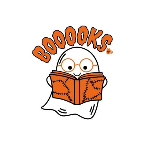 Halloween Booooks Ghost Cuttable Design Cuttable Apex Embroidery