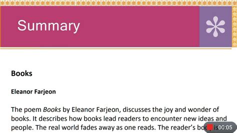 Poem Books By Eleanor Farjeon Explained By Vatshla Off