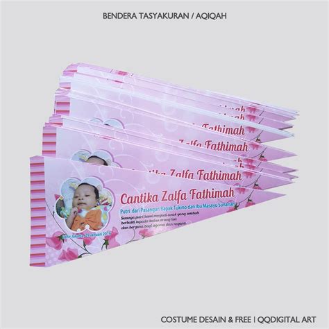 Jual Bendera Segitiga Nama Tasyakuran Aqiqah Shopee Indonesia