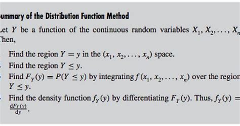 Summary Of The Distribution Function Method Album On Imgur