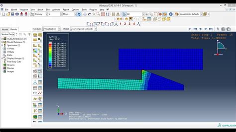 Abaqus Tutorial Videos Snap Fit Contact Analysis Of 3D Solid Part In