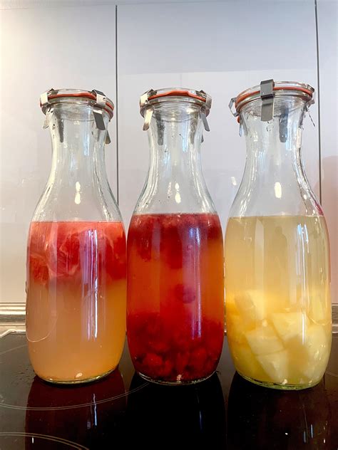 My First Second Fermentation Of Water Kefir R Kefir