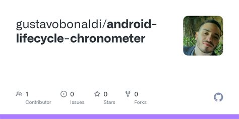 GitHub Gustavobonaldi Android Lifecycle Chronometer