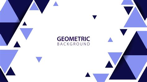 Abstract Geometric Background With Triangle Shape Minimalist Geometric