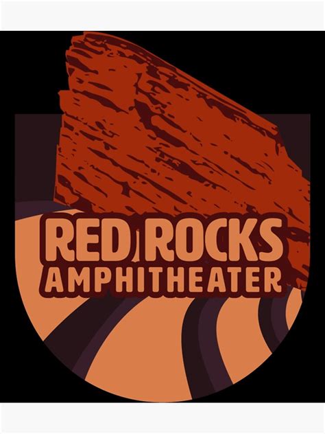Red Rocks Amphitheater Poster For Sale By Yleefische Redbubble