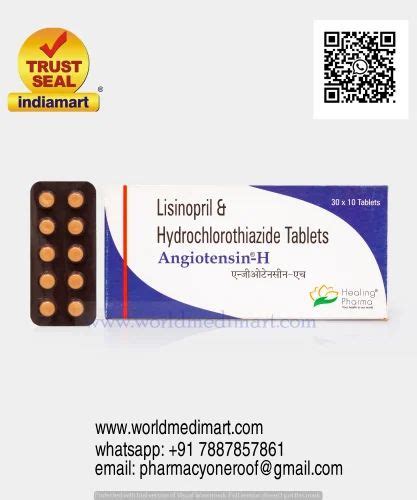 Angiotensin H Tablet At Rs 75stripe Zestril In Nagpur Id