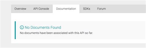 Store No Documents Found Message Should Be Displayed In Documentation