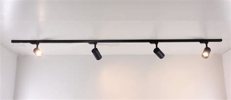 Nova Luce Railverlichting Complete Set Maxi 2 Meter Zwart Met 4