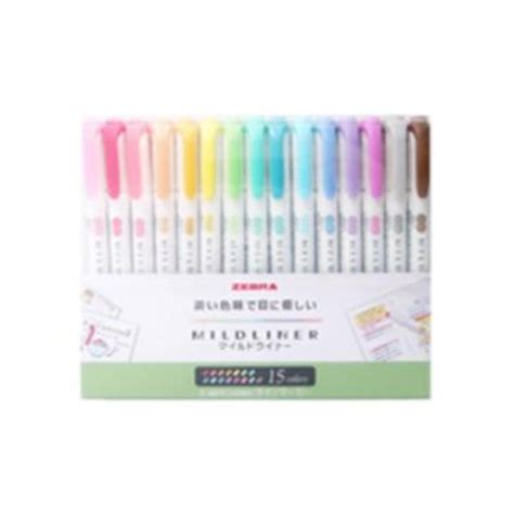 Smc 제브라 마일드라이너 15색세트 핫트랙스