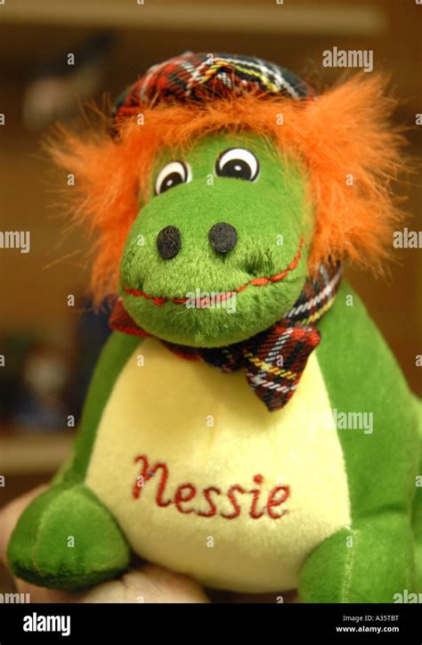 Nessie Stuffed Toy In The Shop At The Official Loch Ness Exhibition