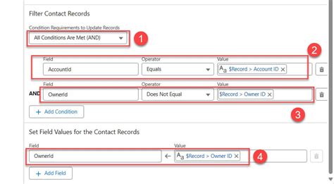How To Update Contact Owners With Salesforce Flow