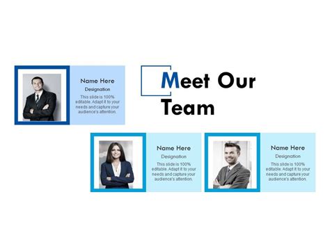 Meet Our Team Communication Introduction E37 Ppt Powerpoint