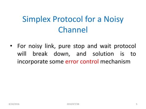 Simplex Stop Andwaitprotocol