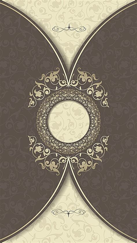 Free Euporean Pattern Continental Background Images European Minimalist Classical Invitation