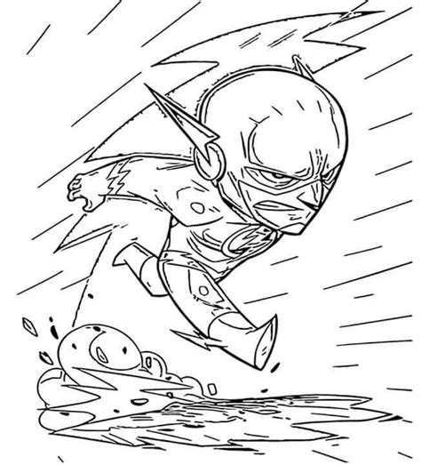 Dibujos De Flash Para Colorear E Imprimir ColoringOnly