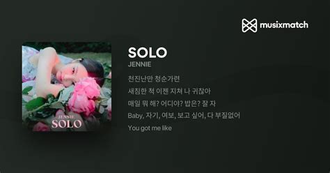 Jennie Solo Lyrics Translation In English Musixmatch