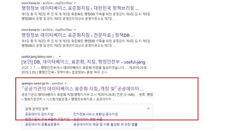 20201206 공공기관의 데이터베이스 표준화 지침 제정고시2015년 Youtube