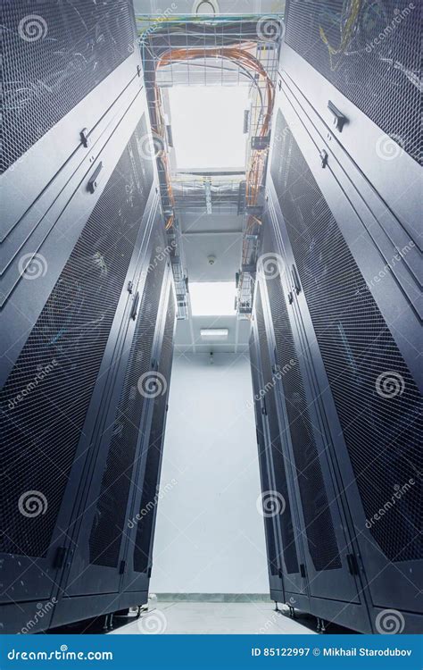 Racks In The Data Center Stock Image Image Of Industry 85122997