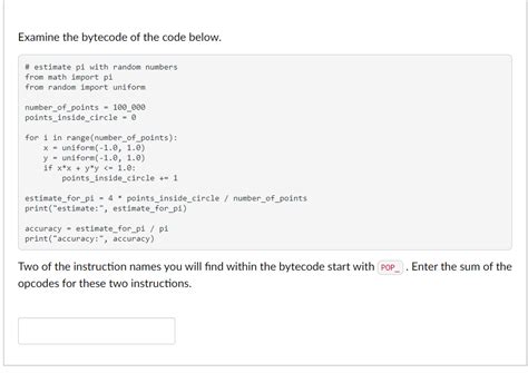 Solved Two Of The Instruction Names You Will Find Within The