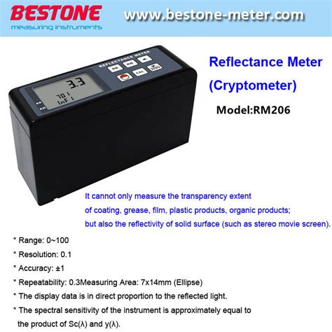 Light Reflectance Meter 0~100 Range For Specular Diffuse Surfaces