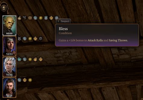 Permanent Party Bless In Act 1 Bug Rbaldursgate3