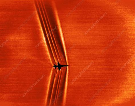 Supersonic Shock Waves Schlieren Image Stock Image C0277770