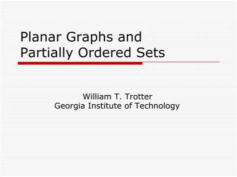 ppt planar graphs and partially ordered sets powerpoint presentation