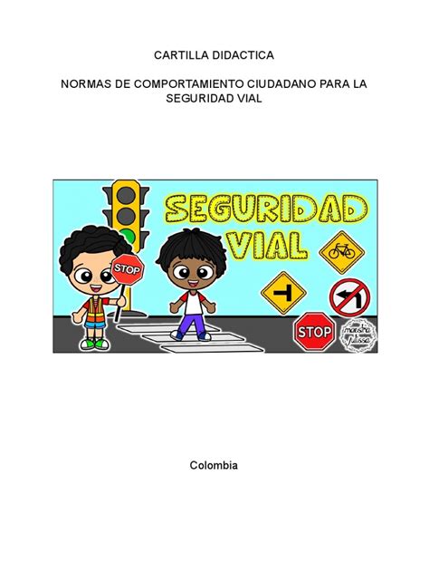 Normas De Comportamiento Ciudadano Pdf Peatonal Semáforo