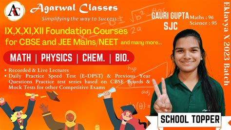 Agarwal Classes Cbse Coaching Classes In Sagar Cbse Coaching