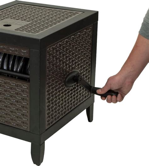 Ames Neverleak Hose Reel Cabinet Box 100 Ft Capacity Decorative Wit