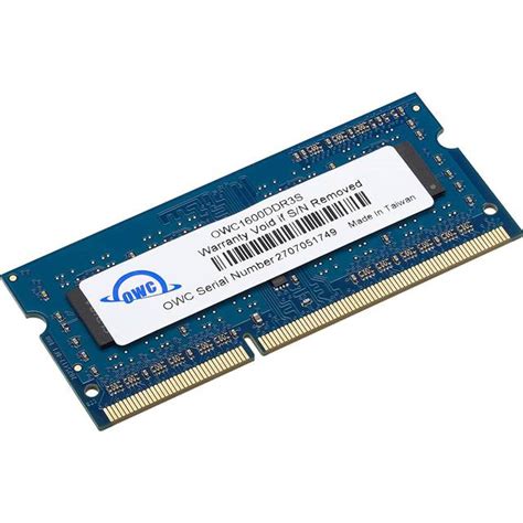 Owc So Dimm Ddr3 1600mhz 16gb 1600ddr3s16g Price