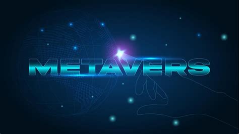Технология метавселенной в виртуальном мире Премиум векторы