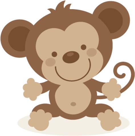 Download Cute Monkey Clipart Png Png Download Png Cute Monkey