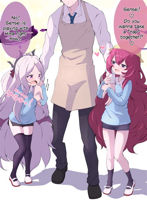 Elementary Babe Hina And Iroha By Tonomiya68 R BlueArchive